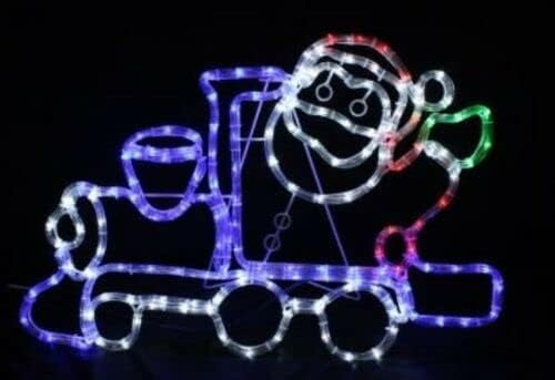 Christmas Train Light Outdoor Decoration, Energy Efficient LED Rope ...