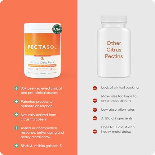 PectaSol Modified Citrus Pectin – 120 Tangerine Chewable Tablets ...