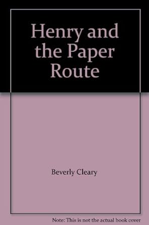 Amazon | Henry and the Paper Route | Cleary, Beverly | Boys & Men