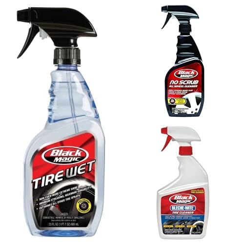 Snapklik.com : Black Magic BM23 Tire Wet 32oz, BM41023 No Scrub Wheel ...