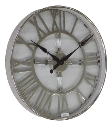 Buy f & S Distressed Finish 80cm Extra Large Cut Out Silver Skeleton ...