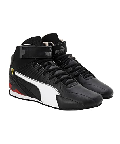 Buy Puma Unisex-Adult Ferrari Kart Cat RL Mid Black-White-Rosso Corsa ...
