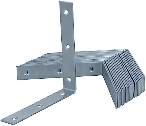 HELPMATE - 24 equerre metal de chaise 120x120x20 mm - Equerre fixation ...