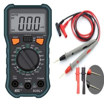 HTC-830L+ Digital Multimeter-TRMS With 2000 Counts And AC Current & DC ...
