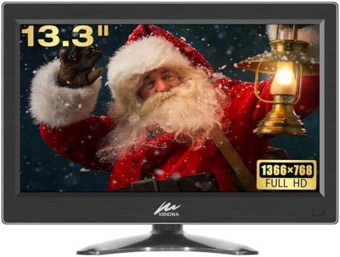 Amazon.com: Kenowa 13.3 Inch Small HDMI Monitor Portable PC Monitor HD ...