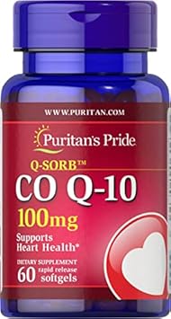 Amazon.com: Q-Sorb CoQ10 100mg, Supports Heart Health, 60 Rapid Release ...