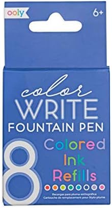 OOLY, Color Write, Fountain Pens Colored Ink Refills, Set of 8, Ooly ...
