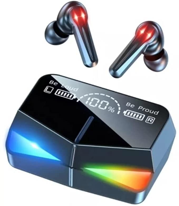 M28 Wireless Bluetooth Earbuds with Touch Control and Dual LED Charging ...