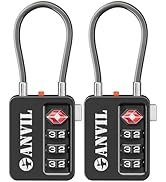 Amazon.com | ANVIL TSA Locks for Luggage – TSA Approved Cable Travel ...
