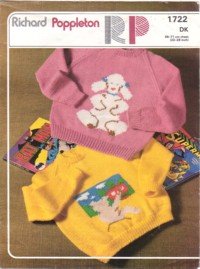 Richard Poppleton Knitting Pattern 1722, DK, Childrens Sweaters with ...