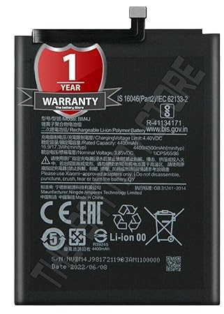 Original BM4J Battery for Redmi Note 8 Pro 2015105, M1906G7I, M1906G7G ...