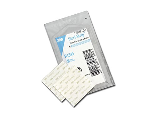 3 M Steri-Strip Suture (Stickers, 12 x 50 mm, 300 Pieces, 50 Envelopes ...