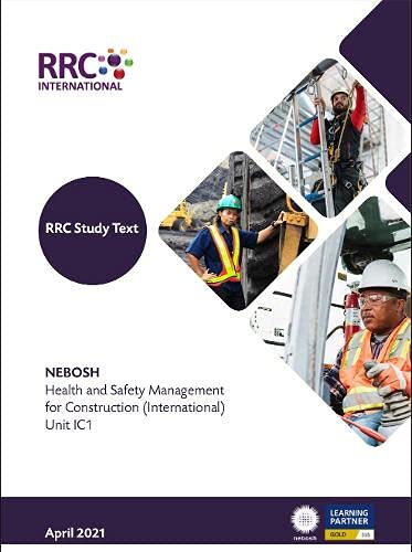 RRC Study Text: NEBOSH Health and Safety Management for Construction ...