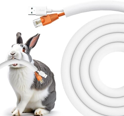 Amazon.com : Small Pet Select Heavy Duty Cord Cover - White, 10ft ...