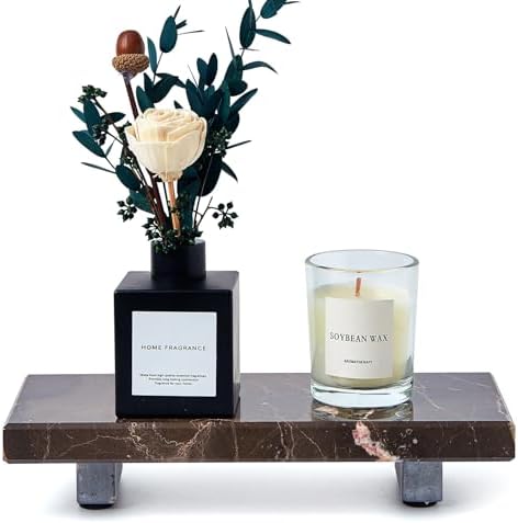 Amazon.com: Natural Marble Tray Pedestal Stand – Soap & Jewelry Riser ...