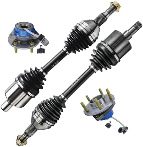 Amazon.com: Detroit Axle - Front CV Axles Wheel Bearing Hubs for Chevy ...