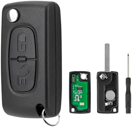 FSK 2 Buttons Car Remote Key Fob Replacement For Citreon Berlingo ...