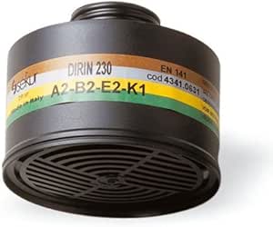 DIRIN 230 A2 B2 E2 K1 - Filtro de protección respiratoria multigrado (DIN EN 14387) : Amazon.es ...