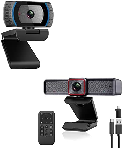 Amazon.com: Angetube 4K Webcam with AI Tracking,Remote Control 4K Web ...