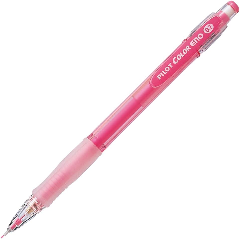 Amazon.com : Pilot Color Mechanical Pencil ENO, 0.7mm, Pink (HCR-12R-P7 ...