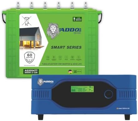 ADDO Inverter & Battery Combo | SINO 1200 Pure Sinewave 1200 VA=1200 ...