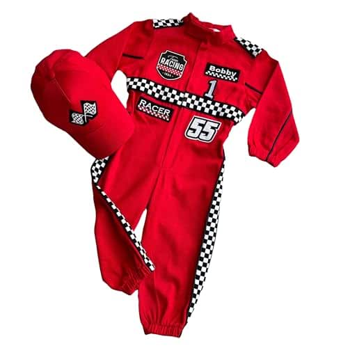 Amazon.com: Costumes Club Handmade Race Car Driver Costume for Toddlers ...