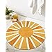 Amazon.com: Lahome Boho Round Rug - 3Ft Washable Round Area Rug Non ...