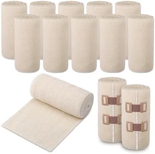 Amazon.com: Geiserailie 10 Pcs Short Stretch Compression Bandage ...