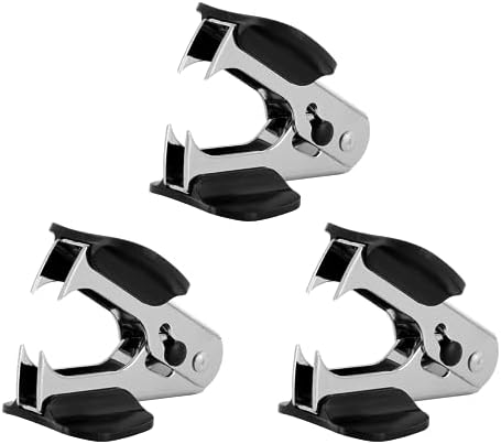 3Pcs Lightweight Stapler Remover Staple Puller Removals Tool Metal with ...