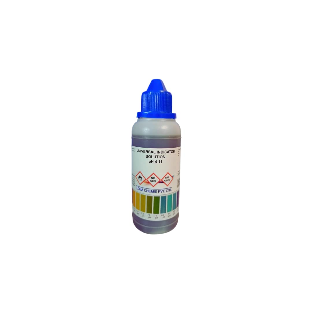 Universal Indicator Solution 125 ml, (Accurate pH Scale Range from 0 to ...