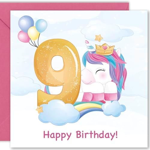 Jonny Javelin Girl Age 9 Birthday Card - Girl Baking : Amazon.co.uk ...