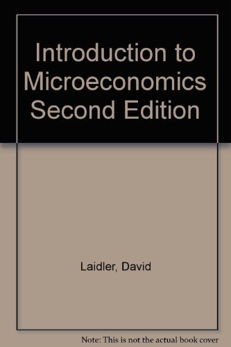 Introduction to Microeconomics Second Edition: Laidler, David: Amazon ...