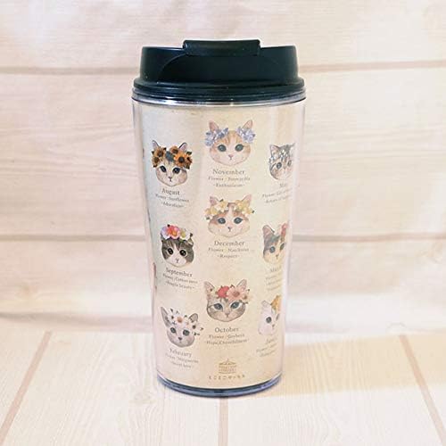 Amazon｜ねこのてカンパニー タンブラー fleurs&chats 260ml 猫 ねこ｜グラス・タンブラー オンライン通販