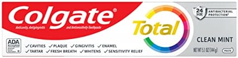 Amazon.com : Colgate Total Deep Clean Toothpaste, Mint Toothpaste, 5.1 ...