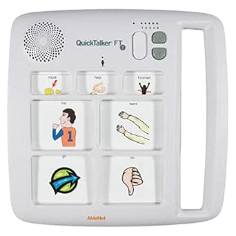 Amazon.com: AbleNet QuickTalker 7 - Portable Multi-Message Speech ...