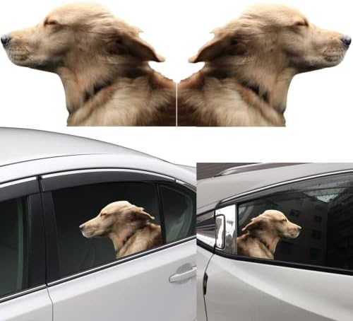Amazon.com: WONDERVY 2PCS Car Window Cling Funny Car Sticker Window ...