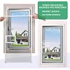 Magnetic Window Screen with Small Window, Easy to Open and Close, Used ...