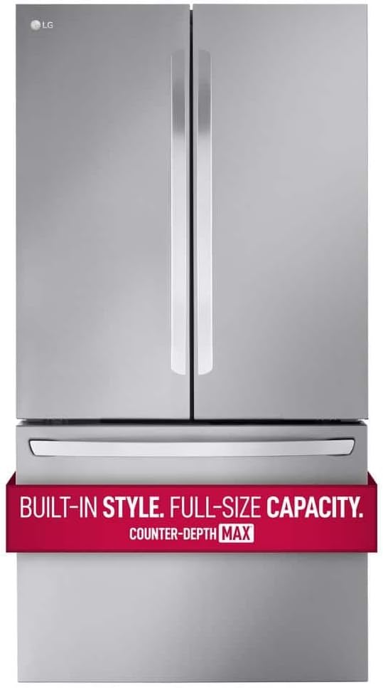 Amazon.com: GE GSS25IYNFS 36" Side by Side Refrigerator with 25.14 cu ...