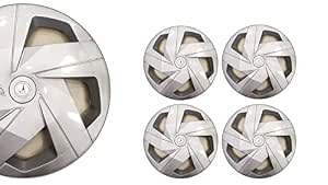 KAMBO Trade - Wheel Cover Silver Colour for NEXON/MAGNITE/BREZZA ...