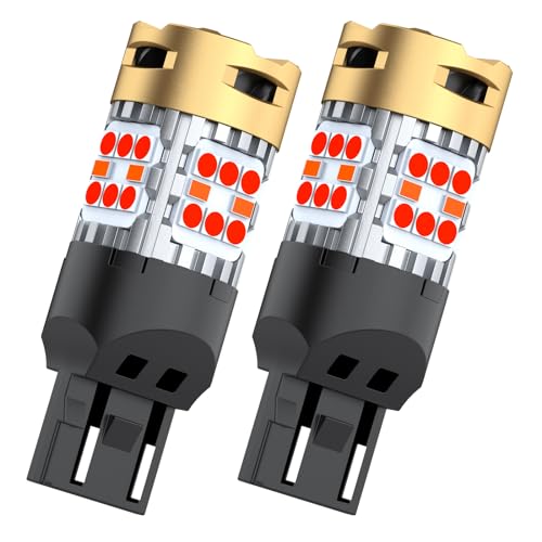 Snapklik.com : Marsauto 7443 LED Bulb Switchback 7440 7444 Red CANBUS ...
