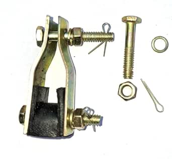 DESCTIDY Heavy Duty Steel Rubber Ceiling Fan Clamp With Special Fan Rod ...