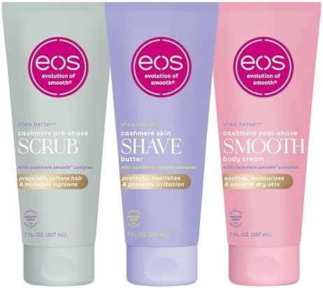 Amazon.com: eos Vanilla Cashmere Skin Collection 3-Step Bundle - Pre ...