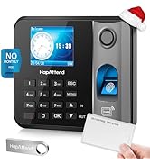 Amazon.com : HapAttend Time Clock, Time Clocks for Employees Small ...