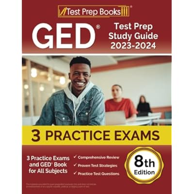 Buy GED Test Prep Study Guide 2023-2024: 3 Practice Exams and GED Book ...