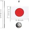 Amazon.com: WXTWK 2 Pack Japan Flag Japanese Desk Flag Small Mini ...