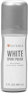 Sof Sole White Sport Polish | No-Mess Liquid Shoe Polish with Easy ...
