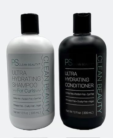 Amazon.com : PS Clean Beauty Ultra Hydrating Shampoo and Conditioner ...
