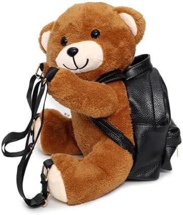 Amazon.com | TONETYUS Kawaii Backpack with Adorable 3D Plush Bear ...