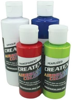 Amazon.com: Airbrush Transparent Paint [Set of 2] Capacity: 4 Oz, Color ...