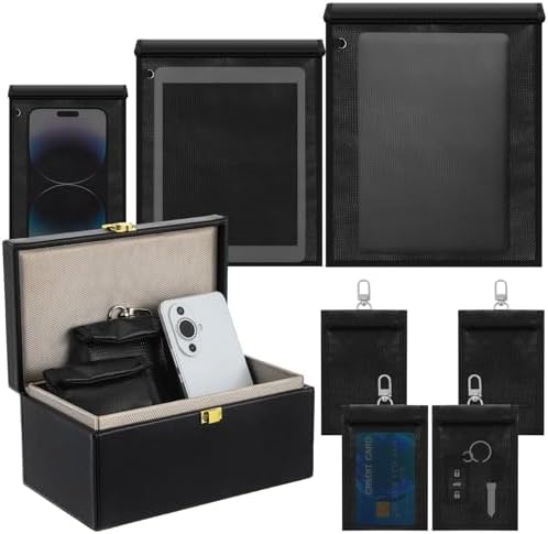 Amazon.com: Dansydaisy 8 Pack Faraday Cages 1 Pcs Large Faraday Box ...